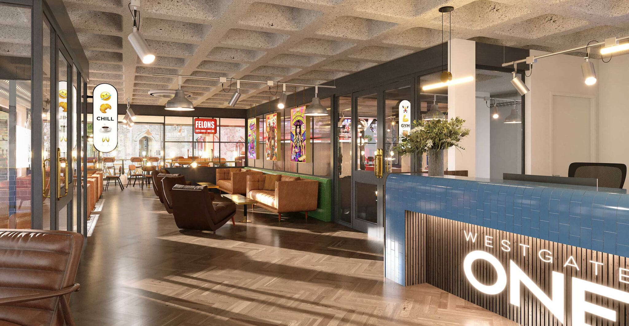 Reception & Amenities - Westgate One